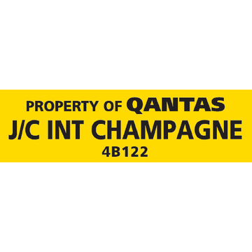 Qantas Inflight Identification Labels – CCL Label Australia